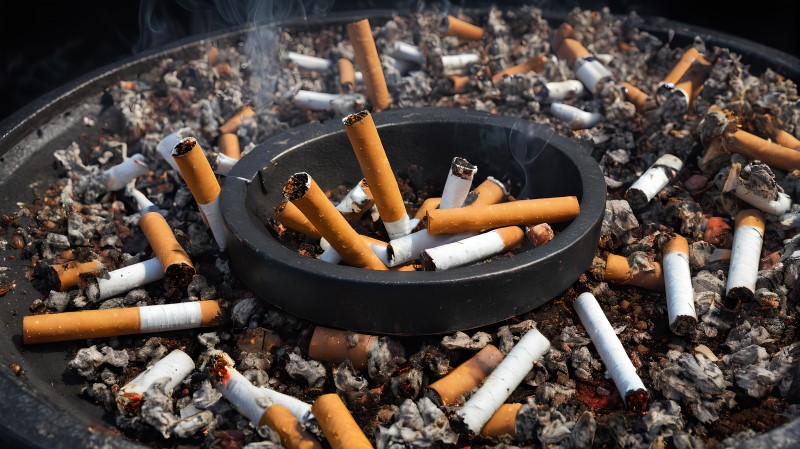 Around 267 billion cigarettes are smoked in the US each year causing 3. ...