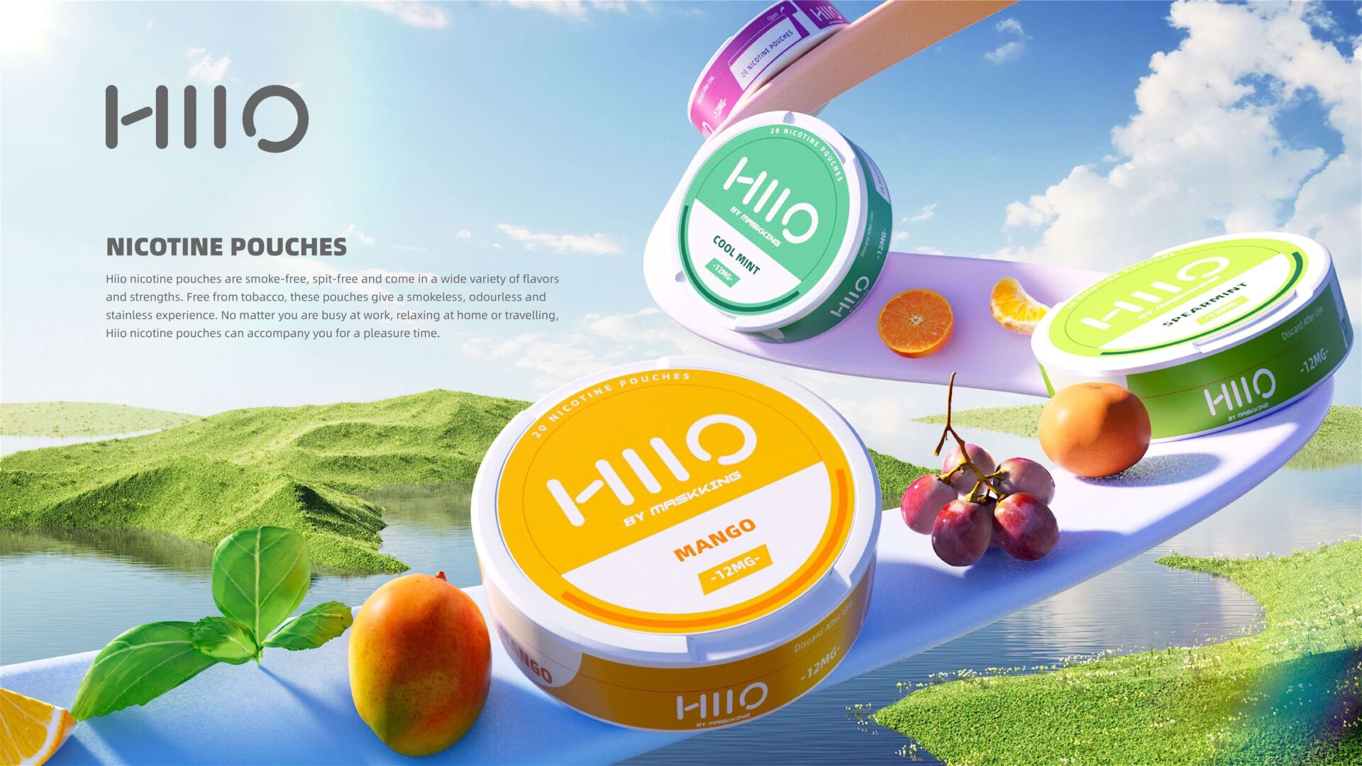 Discover the Freedom of Flavor with HIIO Nicotine Pouches • VAPEAST