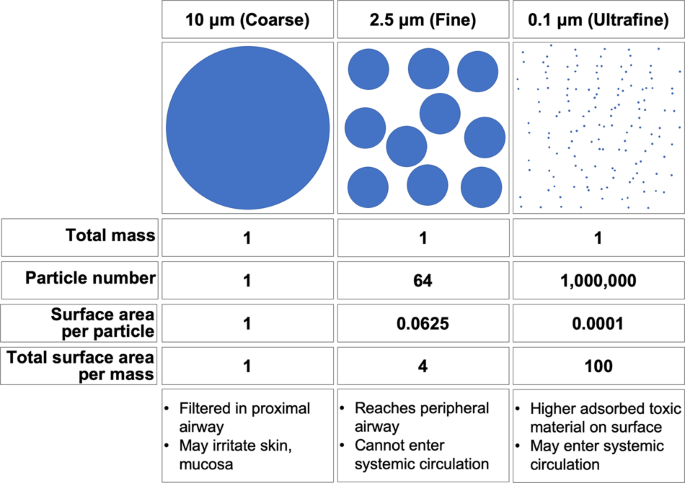 Ultrafine particles: unique physicochemical properties relevant to health and disease • VAPEAST