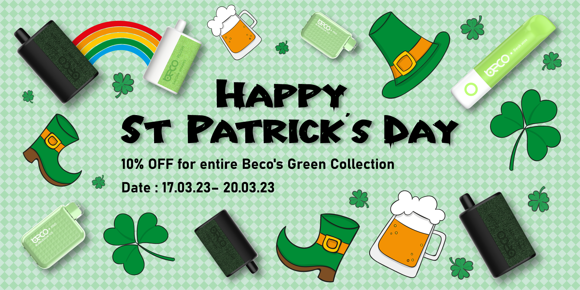 Celebrate St. Patrick's Day with Beco! Save some green with the Green ...