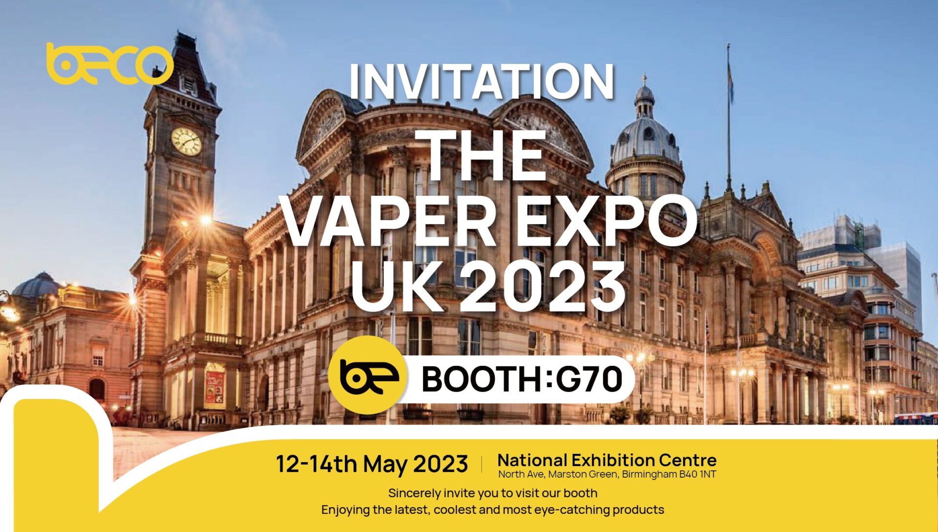 Meet BecoVape at The Vaper Expo Birmingham 2023 • VAPEAST
