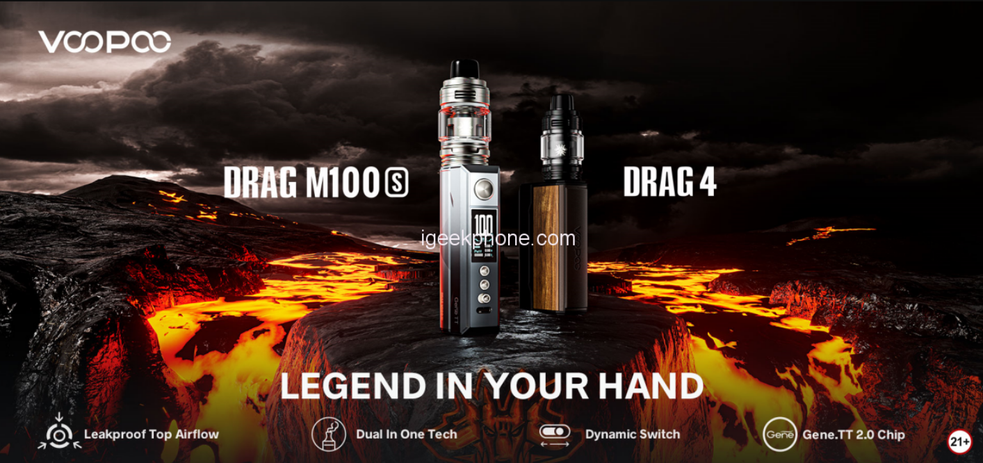 VOOPOO Unveils DRAG M100S: The Latest Innovation in MOD Devices • VAPEAST