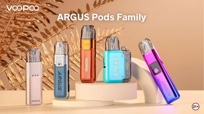VOOPOO ARGUS Pods Family and ARGUS POD Cartridges Brings You All-Round ...