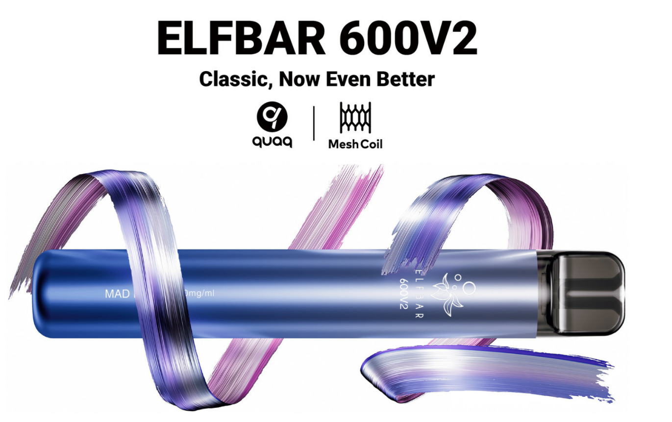 Elfbar Upgraded the 600 Model to V2 with QUAQ Tech and Modular Design ...