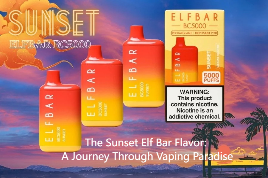 The Sunset Elf Bar Flavor: A Journey Through Vaping Paradise • VAPEAST