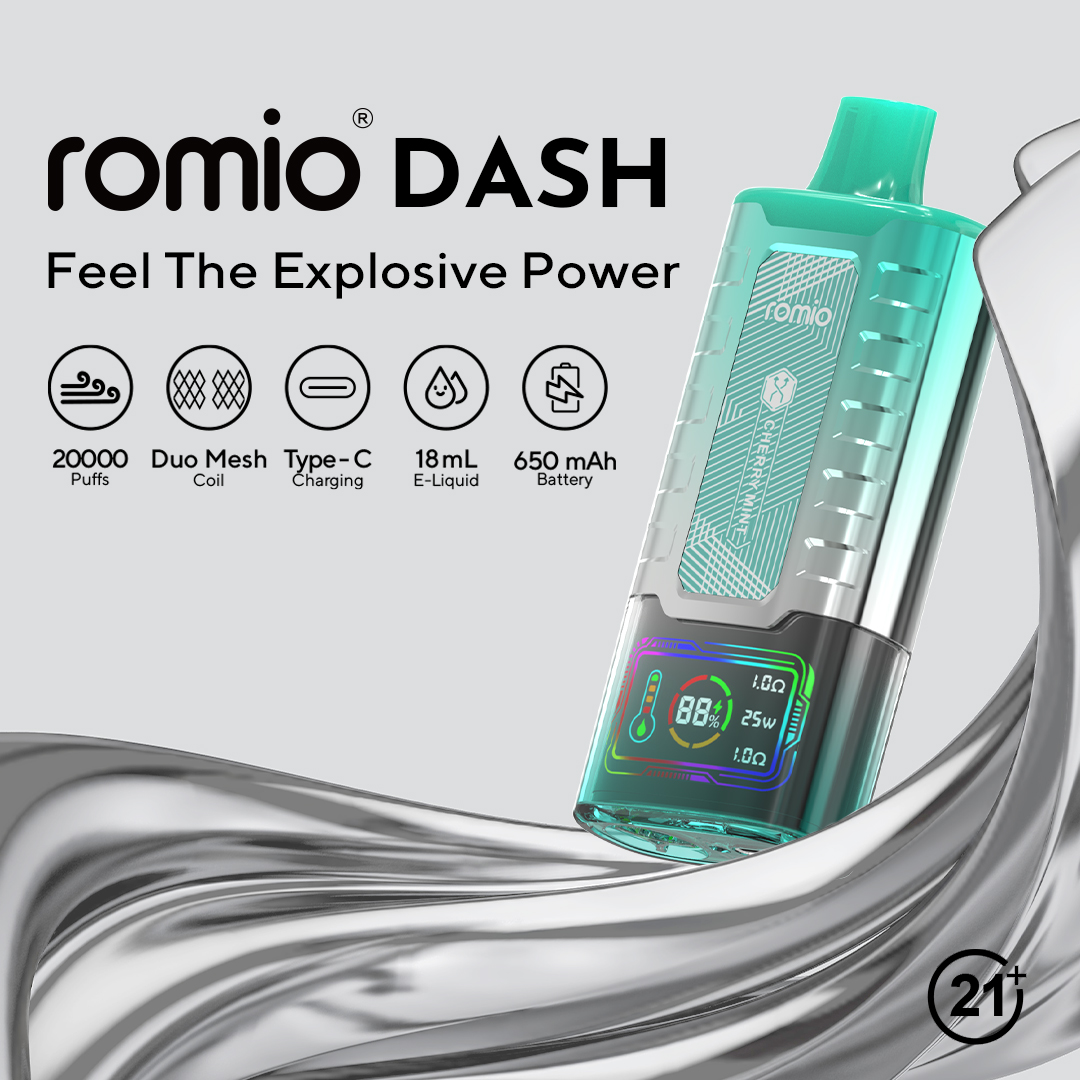 Introducing the Revolutionary Romio DASH: A New Era in Vaping • VAPEAST