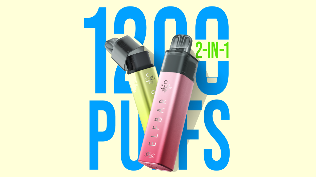 ELFBAR 1200: The Revolutionary 2-in-1 Double-Pod Vape Launches in the ...