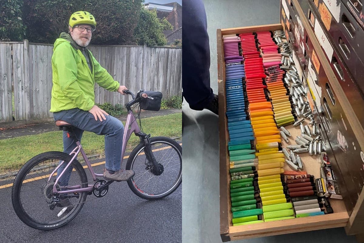 Powering Up Creativity: Man Transforms Discarded Vapes into E-Bike ...