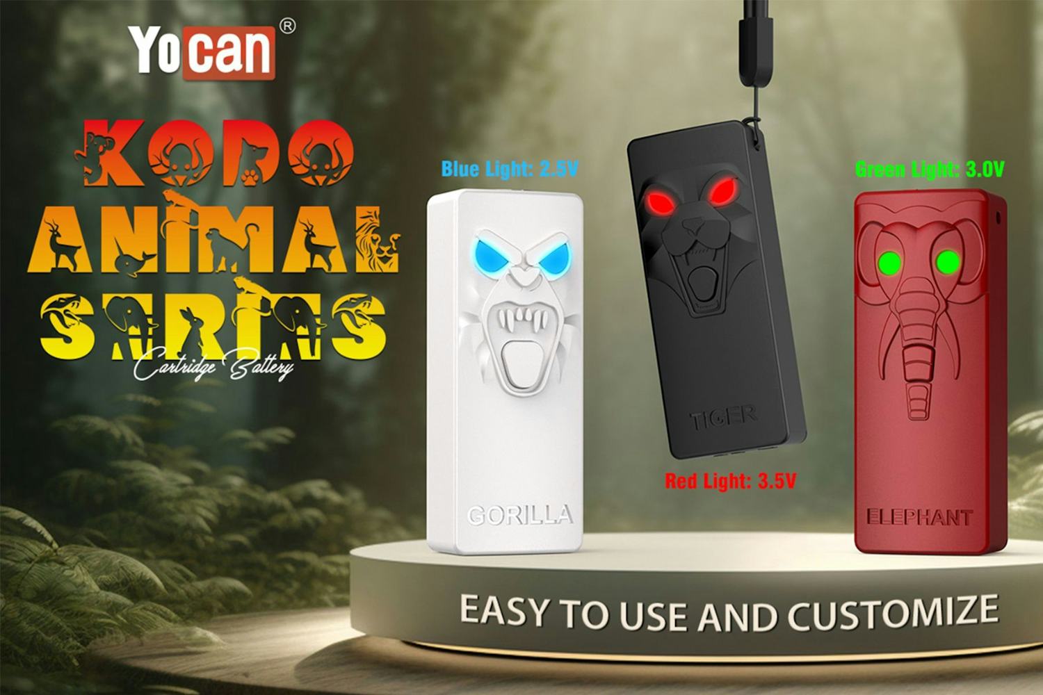 Yocan Kodo Animal Box Mod Series: The Ultimate Compact Vaping ...