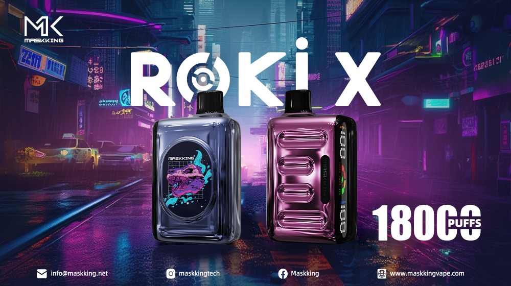 Maskking Roki X: The Ultimate Blend of Technology and Style in Vaping ...