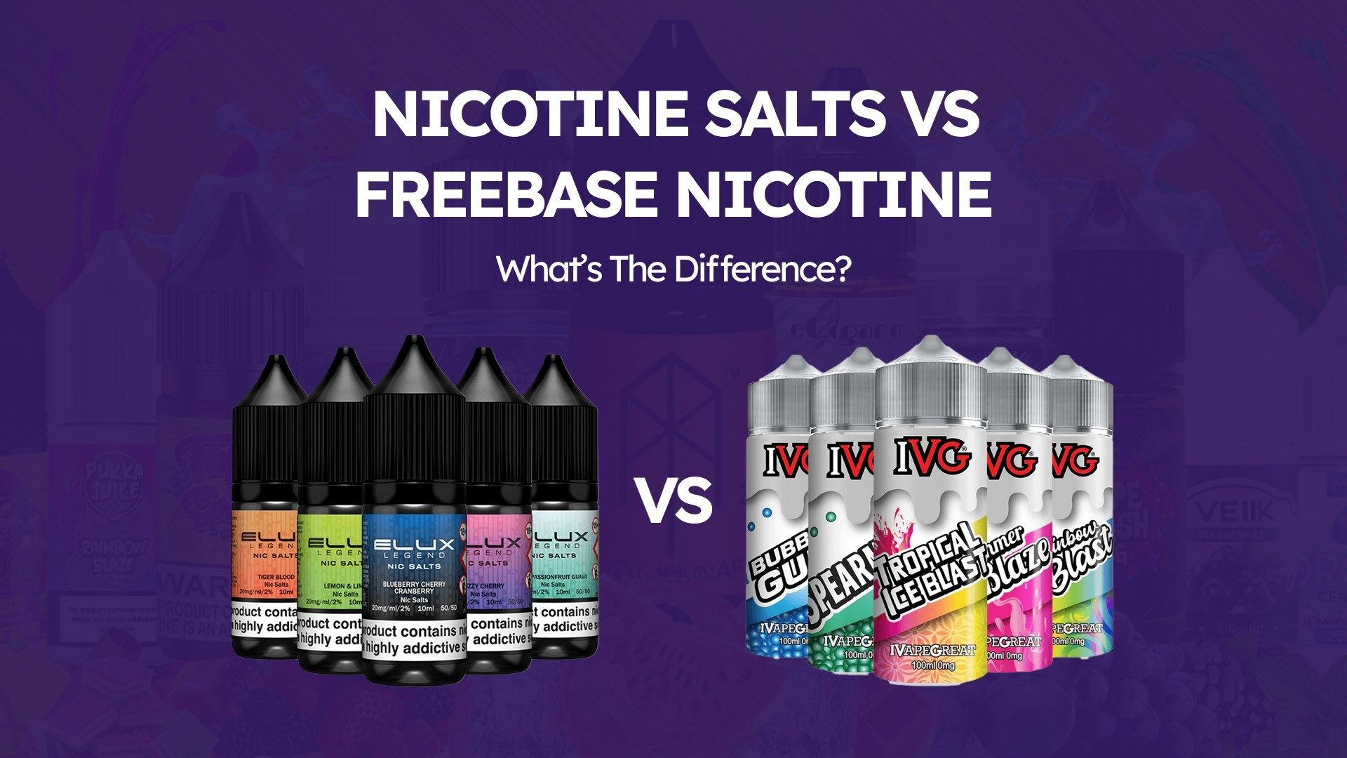 Nicotine Salts vs. Freebase Nicotine: What’s the Difference • VAPEAST