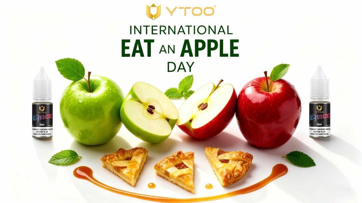 YTOO Celebrates Eat an Apple Day with Innovative Apple E-Liquids • VAPEAST