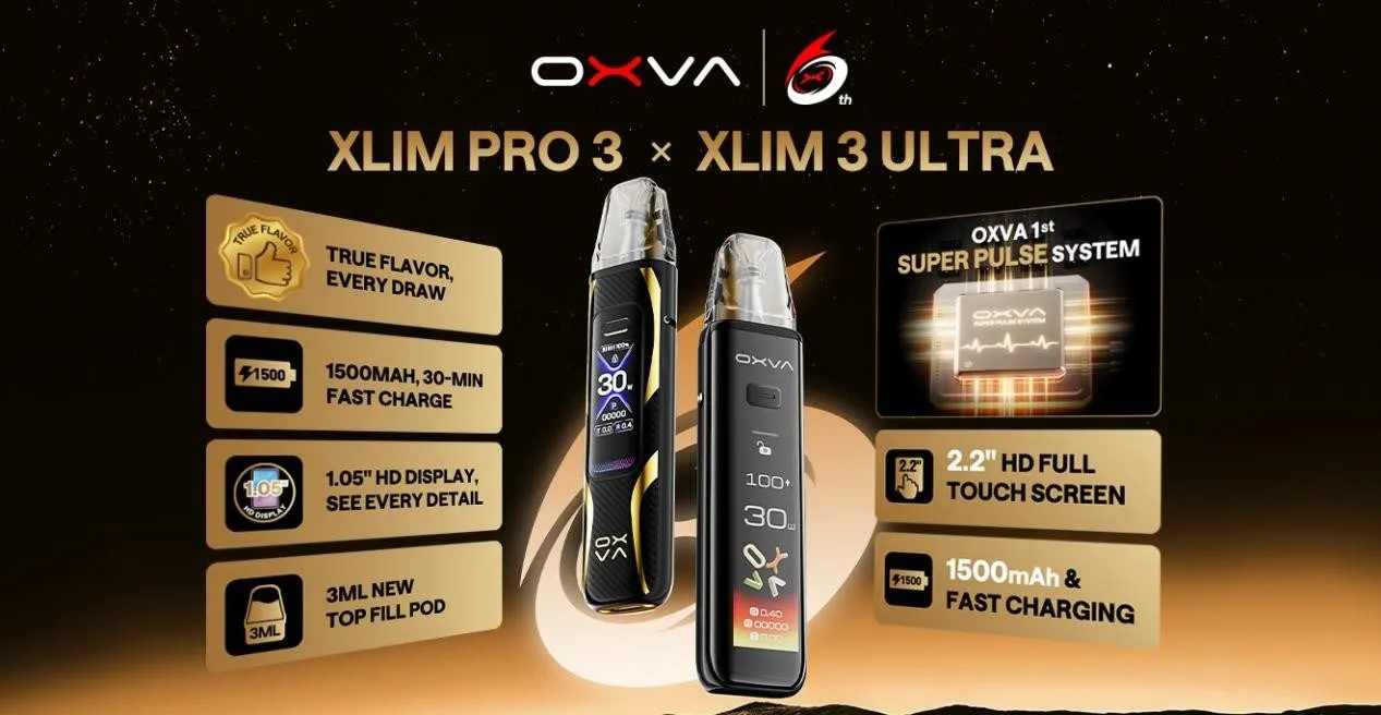 OXVA Celebrates Its 6th Anniversary with the Launch of XLIM PRO 3 and ...