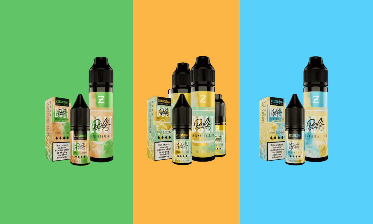 Zeus Juice Bolt E-liquids Review • VAPEAST